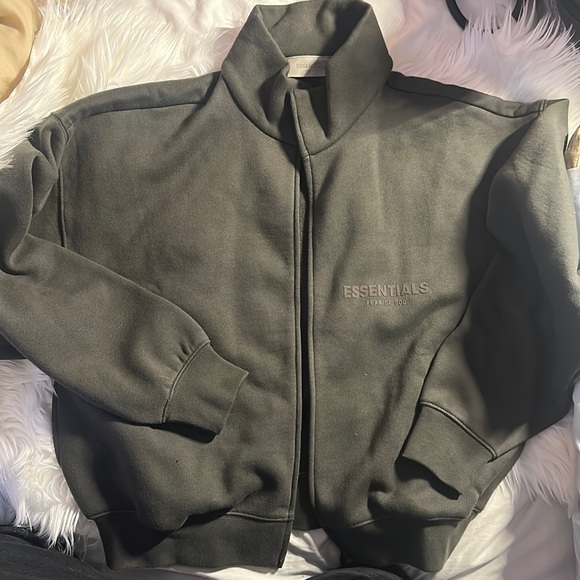 Fear of God | Jackets & Coats | Fear Of God Essentials Charcoal Grey ...